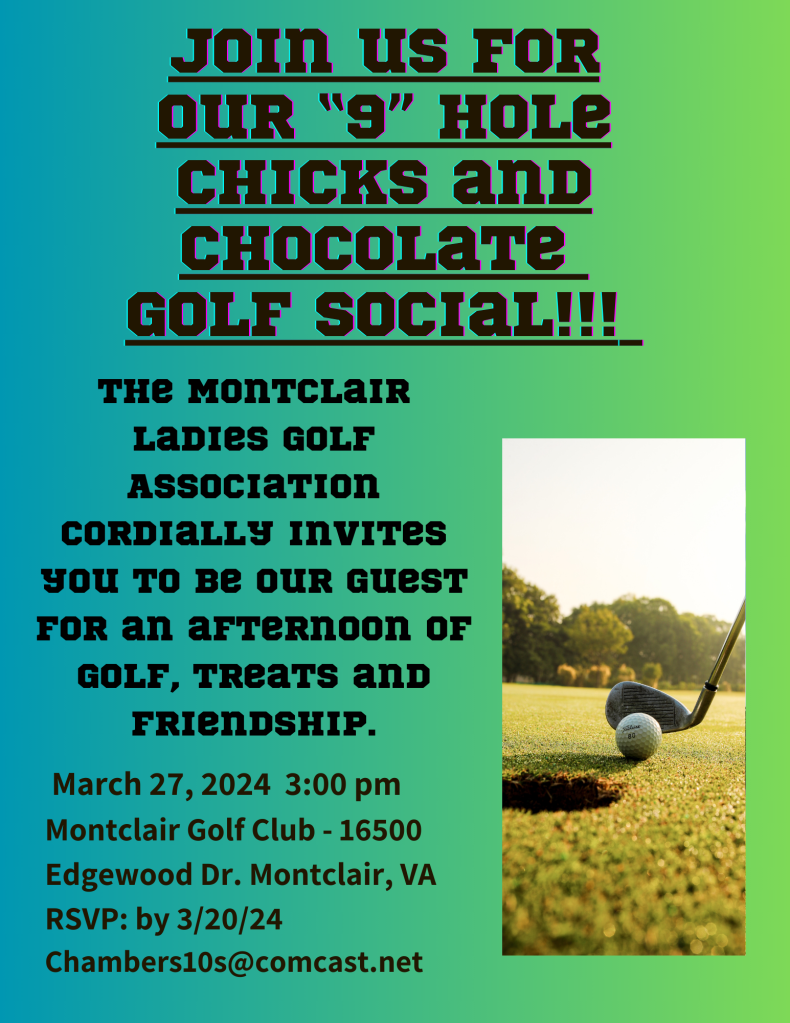 Upcoming Events - Montclair Golf Club