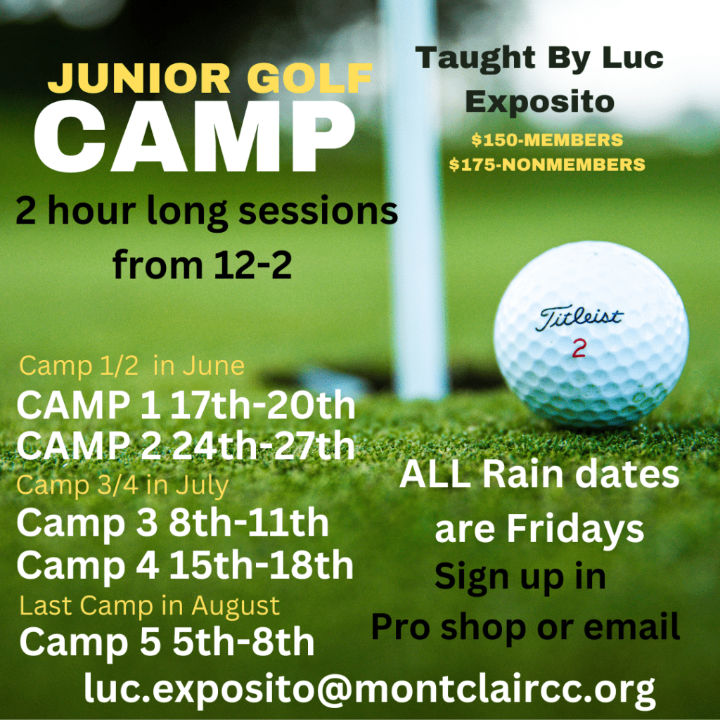 Junior Golf Camps Clinics & Lessons - Montclair Golf Club