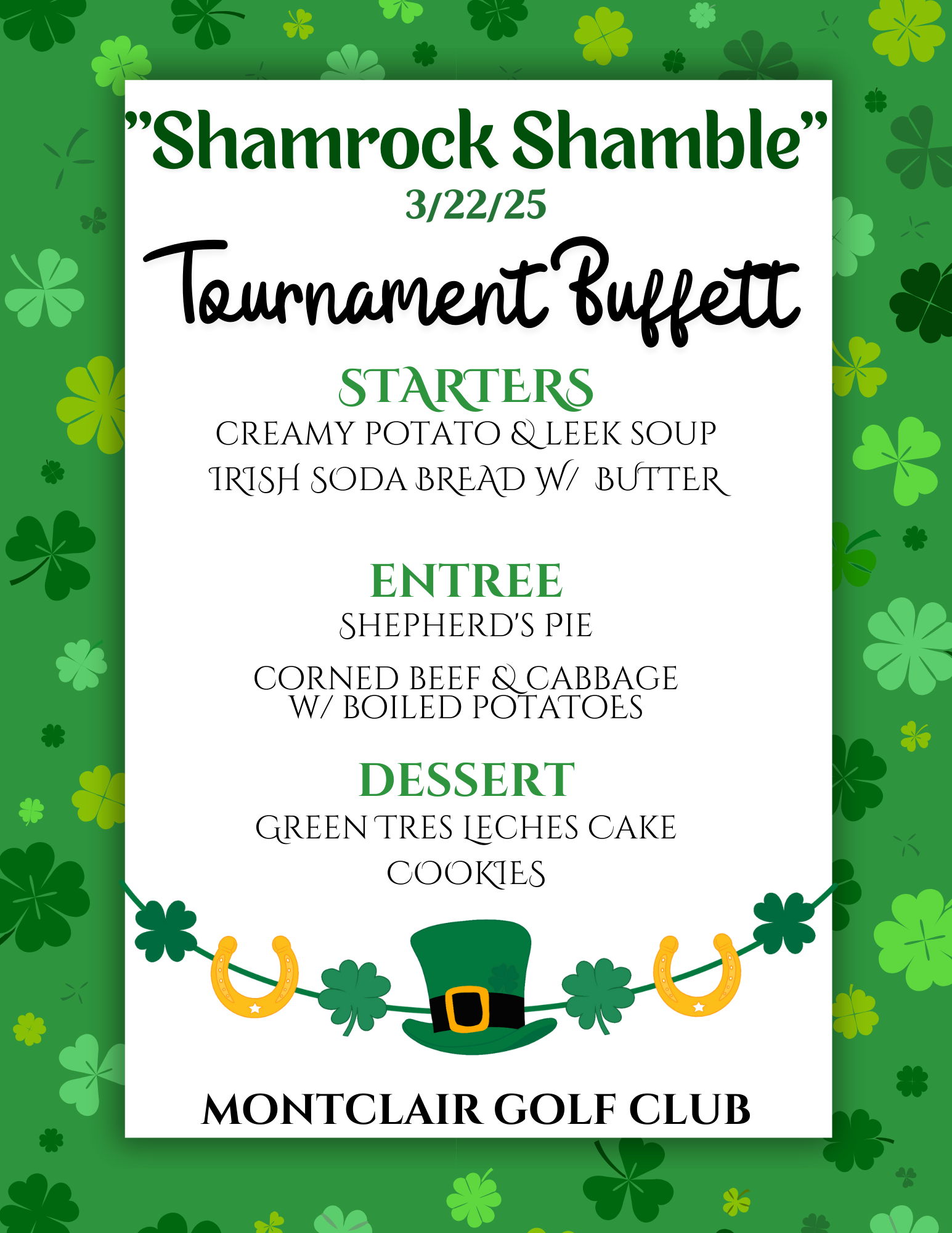 Upcoming Events - Montclair Golf Club